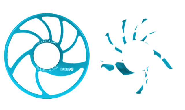 teal frame - Nautilus Reels